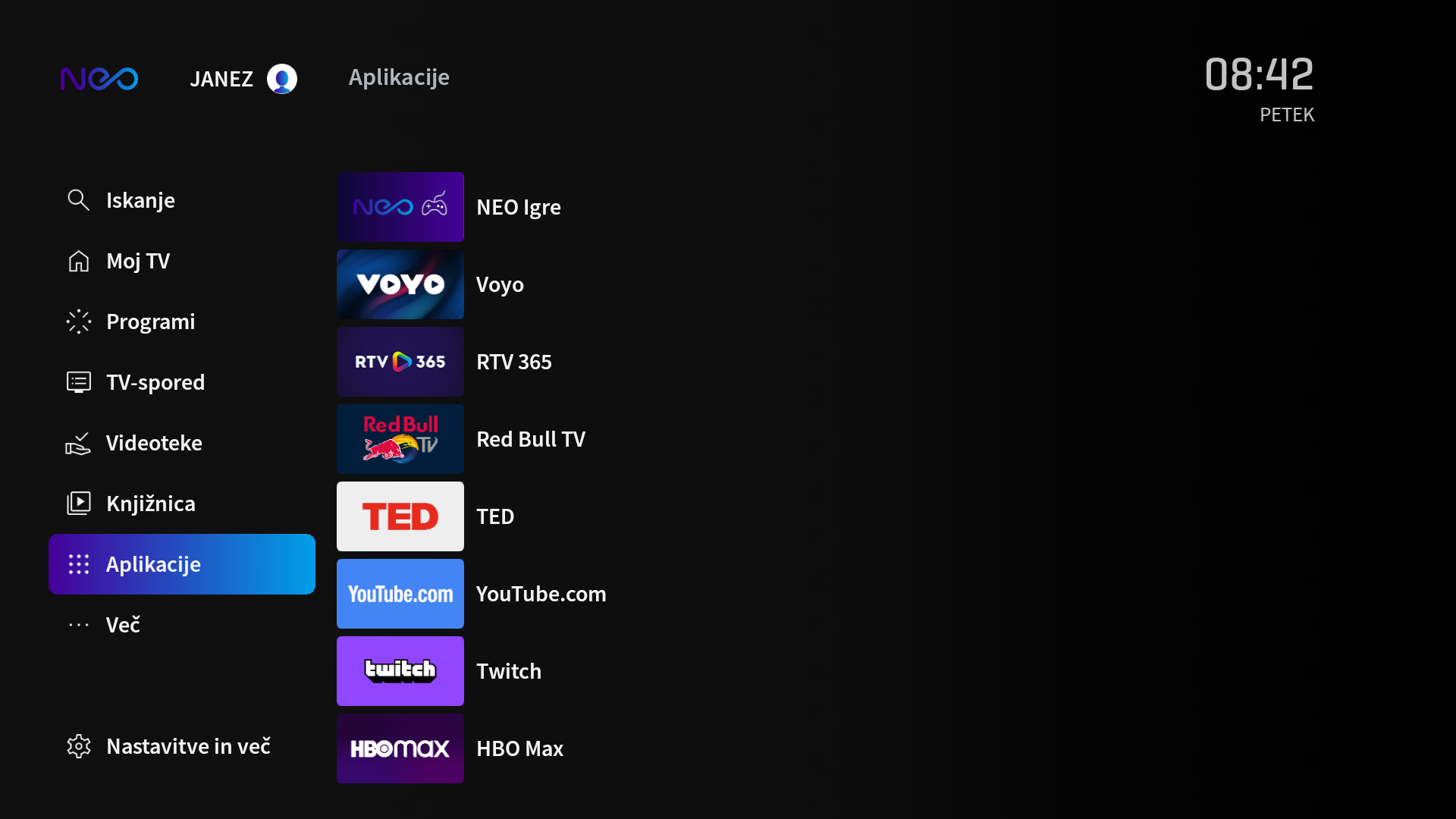 Moj TV na NEO - Telekom Slovenije