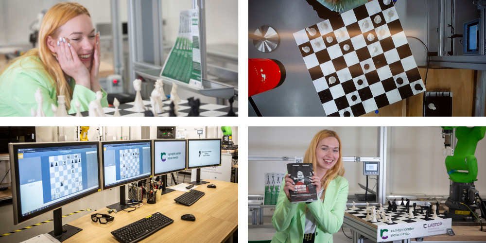 Niti robot ni bil kos šahovski velemojstrici - Telekom Slovenije